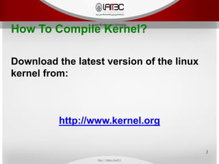 7-compiling the Linux kerne pdf type is it | PPT
