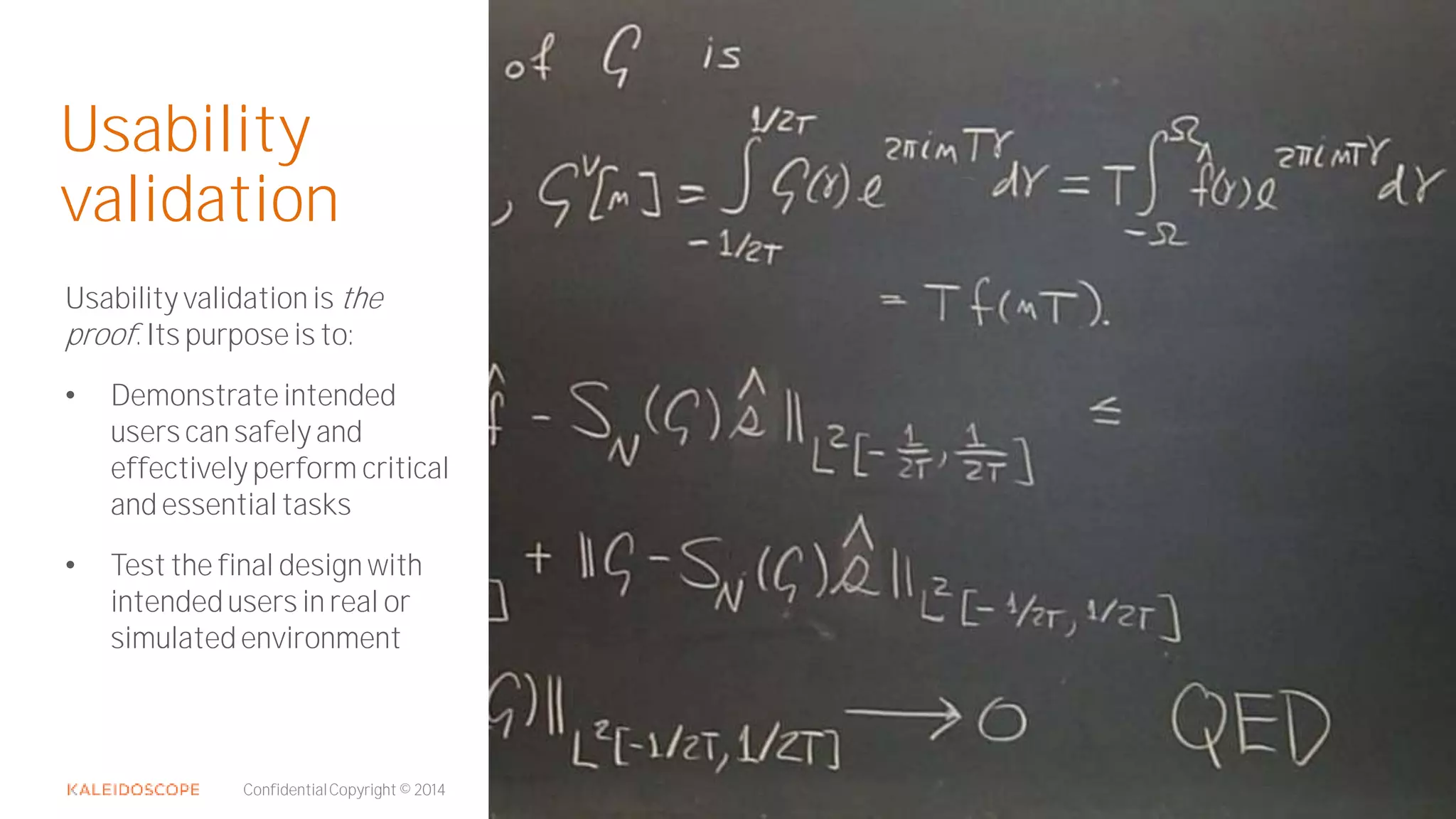 7 Components to Medical Device Usability Testing Success | PPT