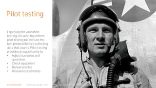 7 Components to Medical Device Usability Testing Success | PPT