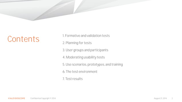 7 Components to Medical Device Usability Testing Success | PPT