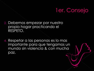 7 consejos para mejorar el mundo | PPT