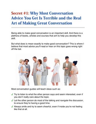 7 Conversation Secrets | PDF