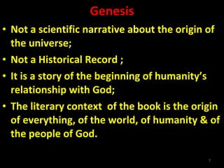 7 Creation Story | PPT