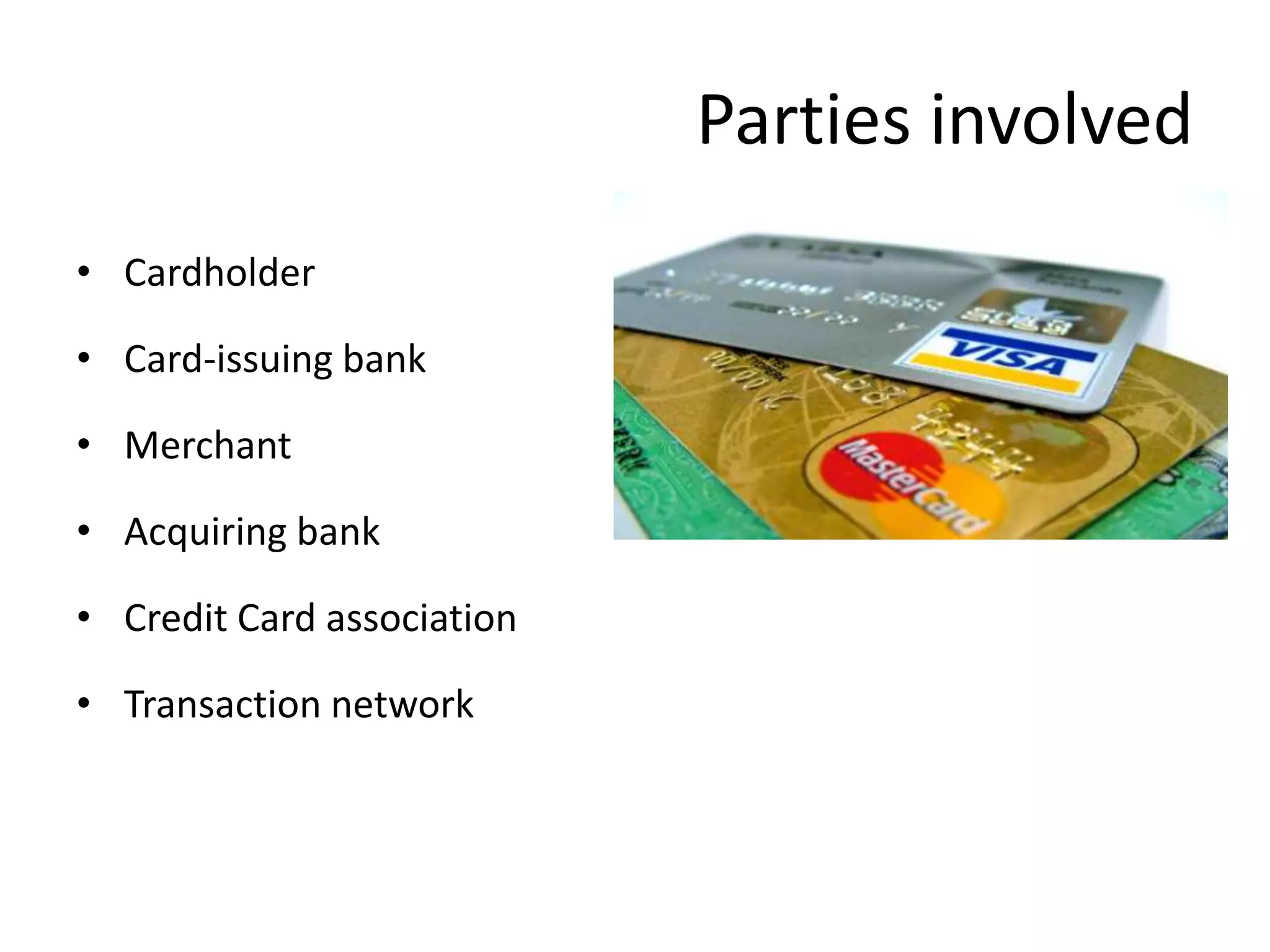 7.credit card and debit card working and management | PPTX