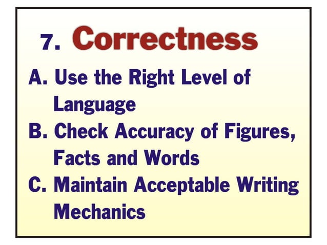 7 Cs Effective Communication 7 Cs Effective Communication