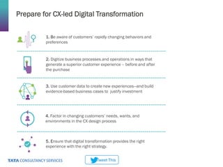 7 CX Lessons For A Successful Digital Transformation | PDF