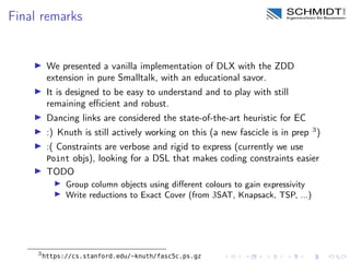 Dancing Links: an educational pearl | PDF