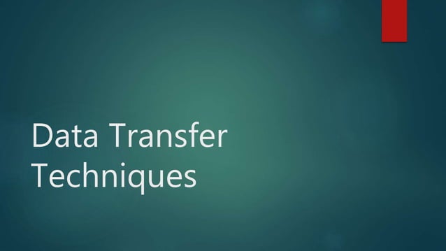 Data transfer techniques 8085 | PPTX | Operating Systems | Computer ...