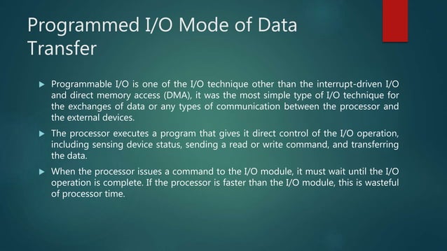 Data transfer techniques 8085 | PPTX | Operating Systems | Computer ...