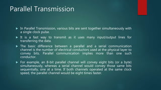 Data transfer techniques 8085 | PPTX