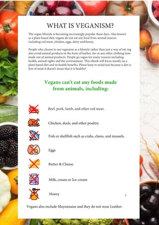 7 Day Vegan Meal Plan Over 30 Plant-based recipes and Grocery List | PDF