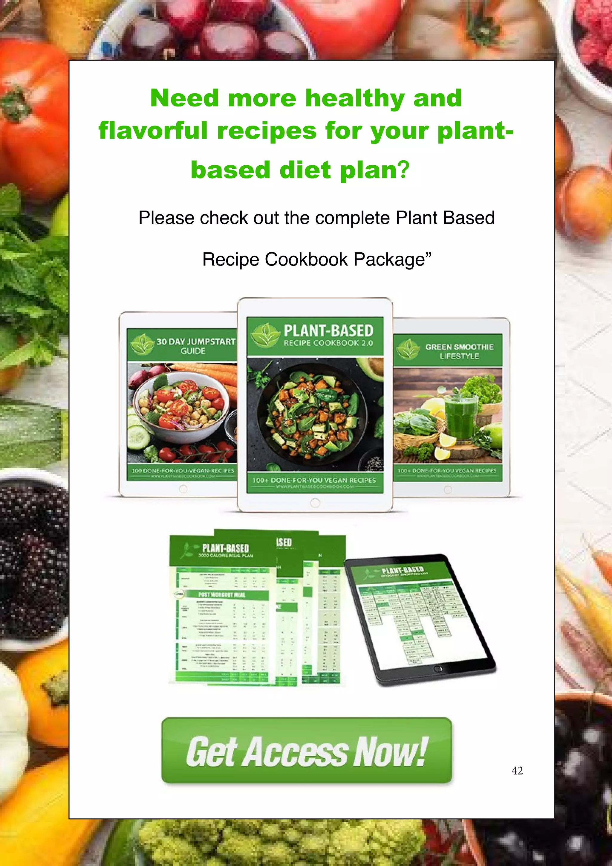 7 Day Vegan Meal Plan | PDF