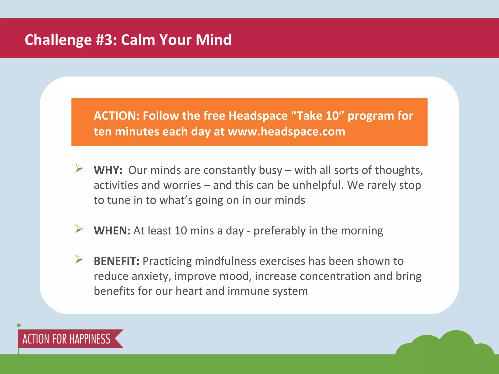7-day Happiness Challenge | PDF