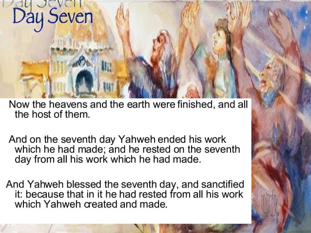 7 days of creation | PPT