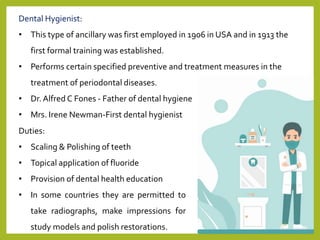 DENTAL AUXILIARY | PPTX