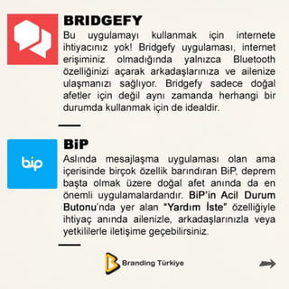Depremde Hayat Kurtaran Mobil Uygulamalar | PDF
