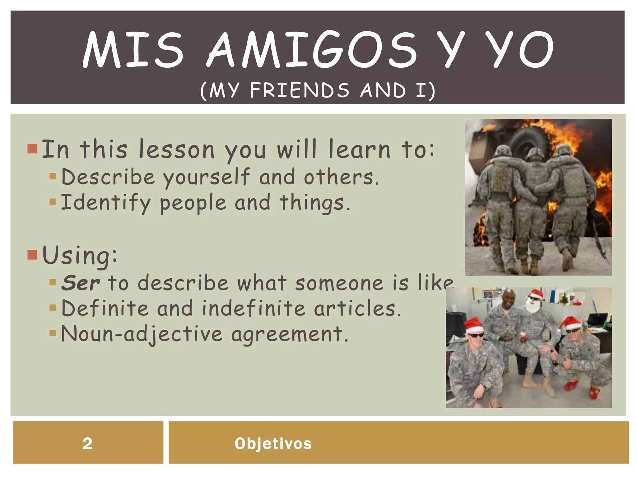 7 descripciones-ser | PPTX