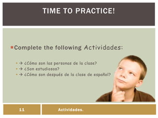 7 descripciones-ser | PPTX