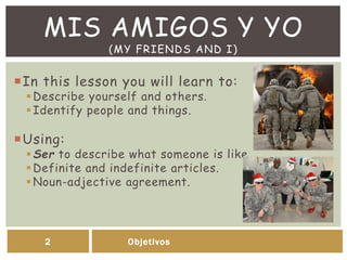 7 descripciones-ser | PPTX