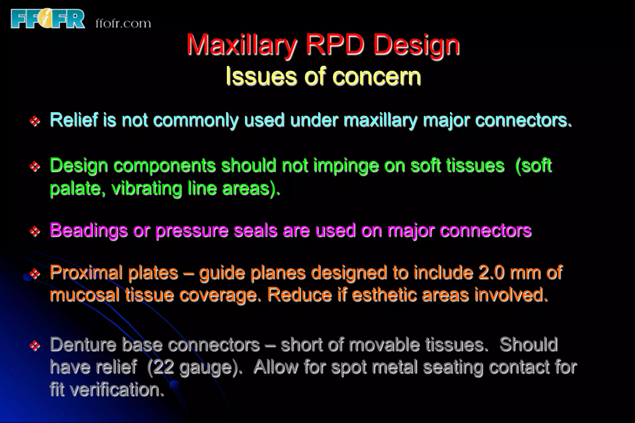 7.designing rpd's, planning sequence for rpd patients | PDF