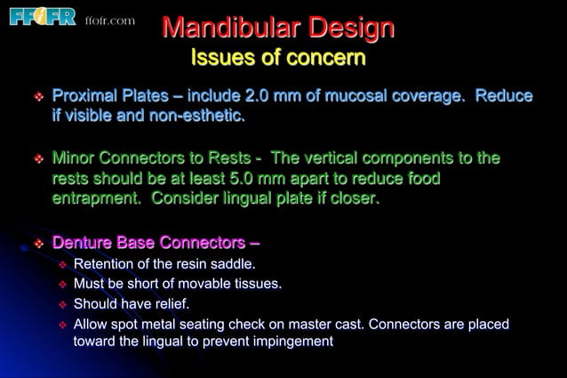 7.designing rpd's, planning sequence for rpd patients | PDF | Dental ...