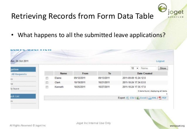 Joget Workflow V4 Training Module 7 Designing Your First Datalist
