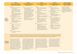 Developing country actions table 2009-12 | PDF