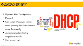 CCNA DHCP (Dynamic Host Control Protocol) | PPT
