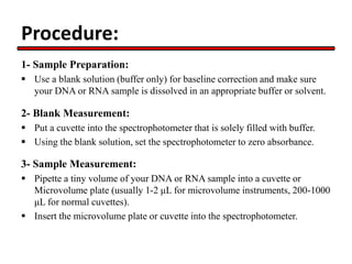DNA & RNA Quantification by Spectrophotometer.pptx