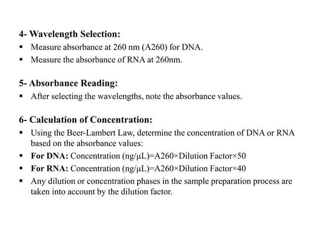 DNA & RNA Quantification by Spectrophotometer.pptx
