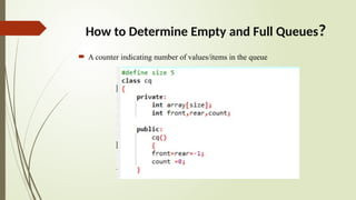 7-DSA- Queue.pptx in detail for students | PPTX