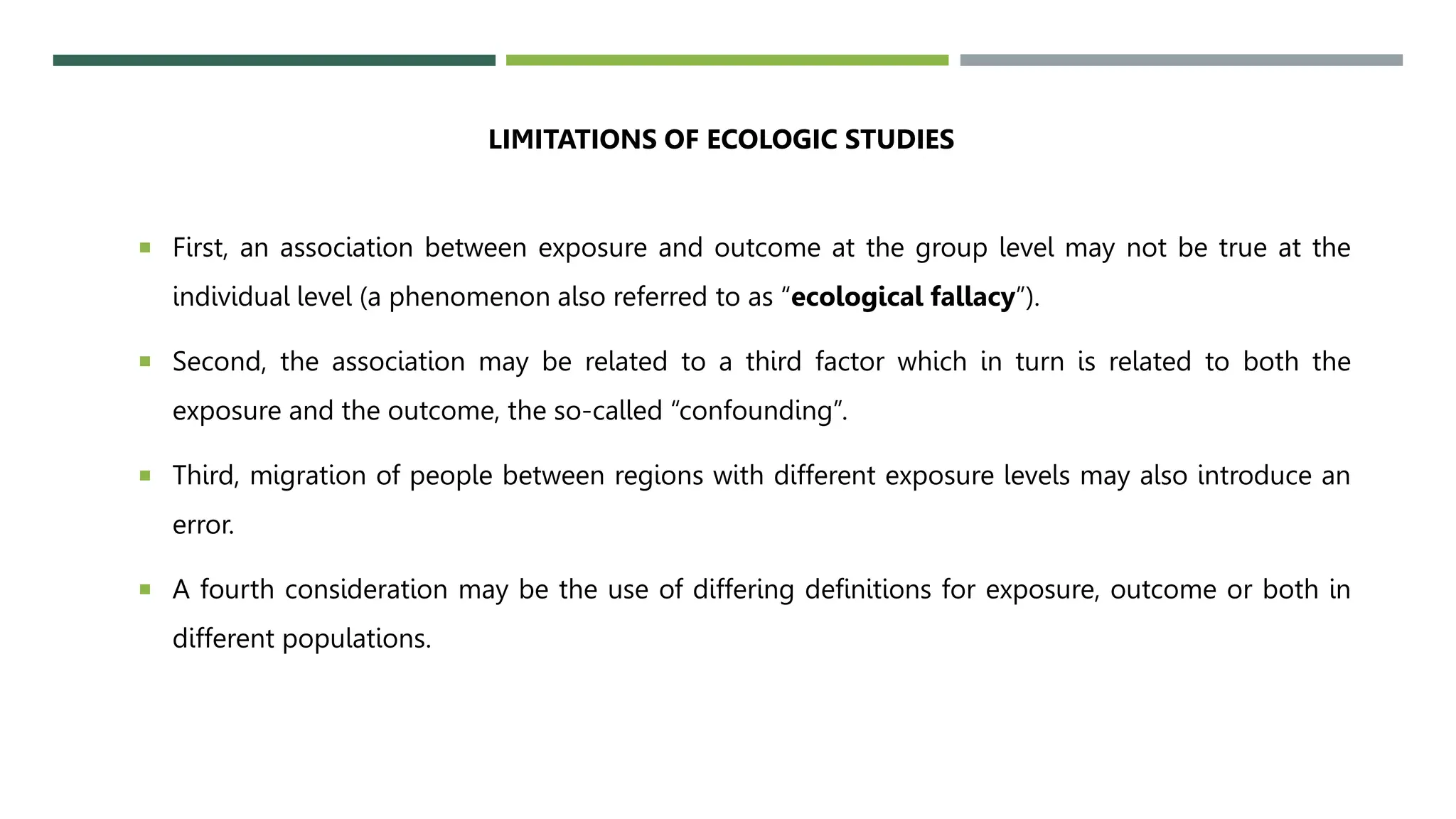 ECOLOGICAL STUDY | PPTX