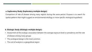ECOLOGICAL STUDY | PPTX
