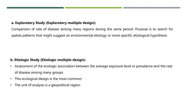 ECOLOGICAL STUDY | PPTX | Biological Sciences | Science