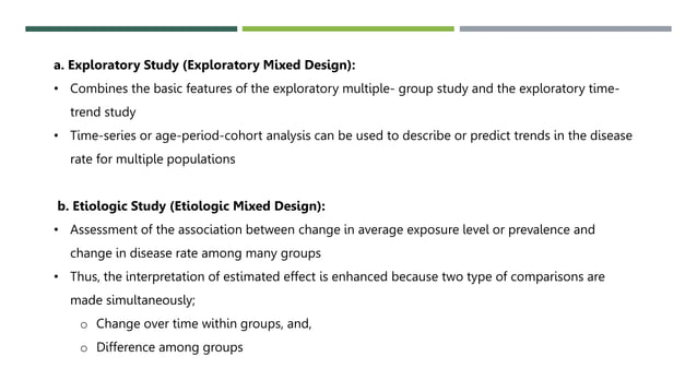ECOLOGICAL STUDY | PPTX | Biological Sciences | Science
