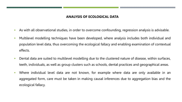 ECOLOGICAL STUDY | PPTX | Biological Sciences | Science