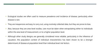 ECOLOGICAL STUDY | PPTX