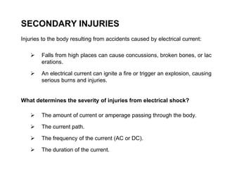 7-Electrical-Safety.pptx | First Aid | Injuries