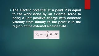 ELECTRIC POTENTIAL | PPTX