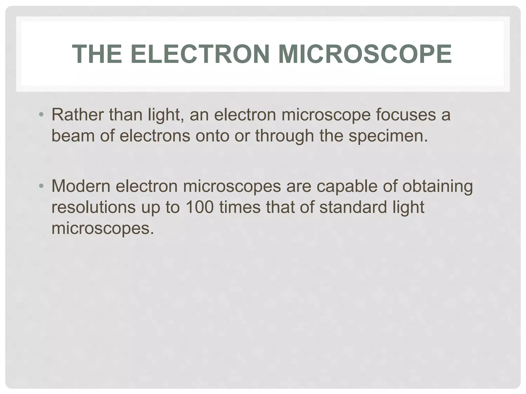 Electron Microscopy | PPTX