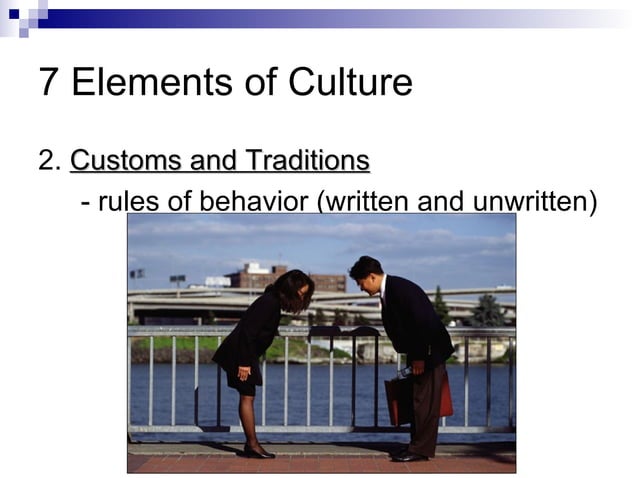 7 Elements Of Culture | PPT | Religion & Spirituality