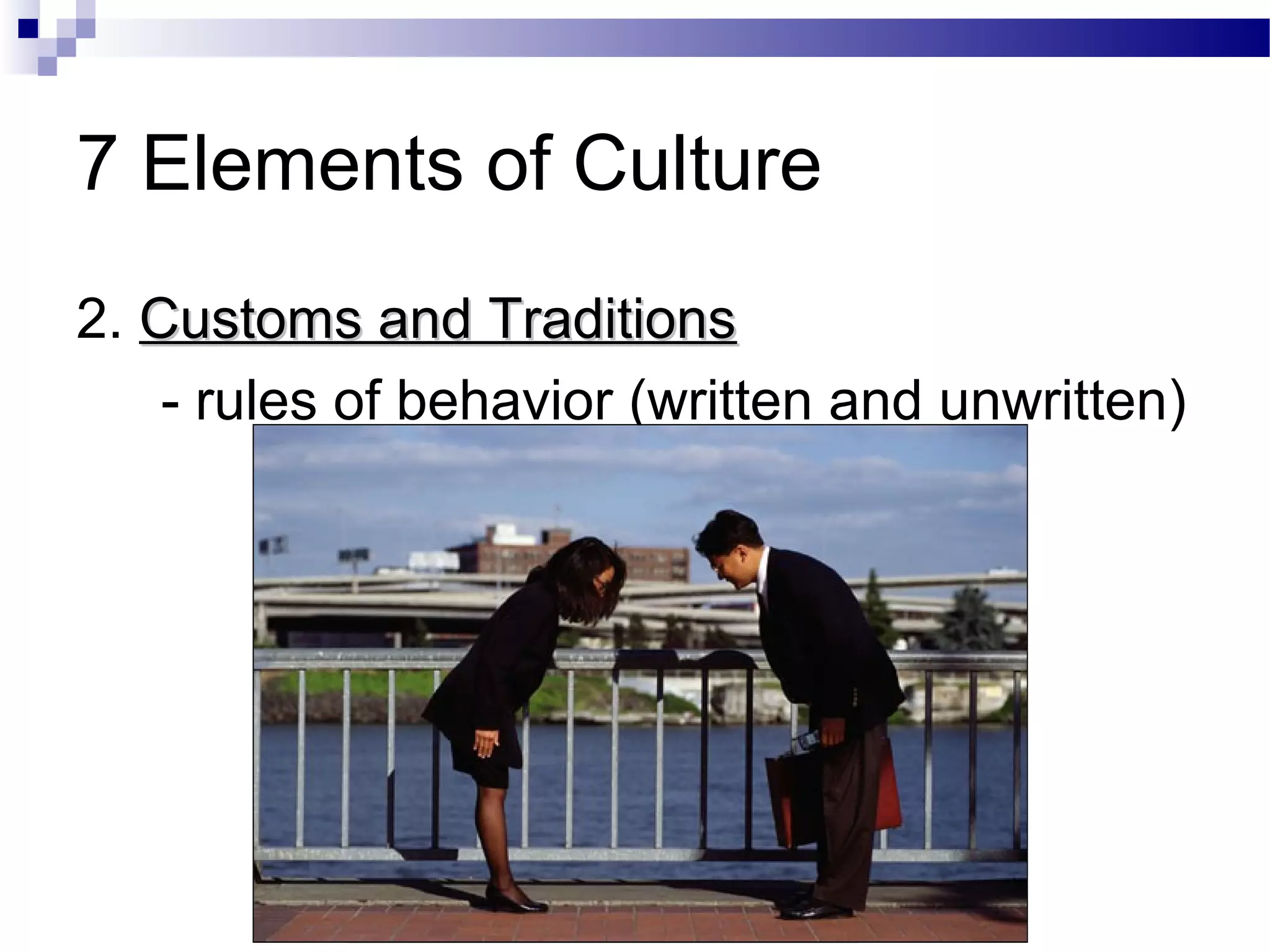 7 elements-of-culture-1204749912100452-5 | PPT