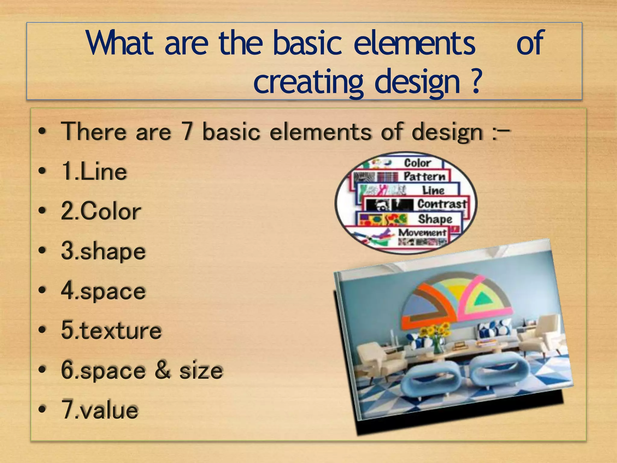 Elements of design | PPTX
