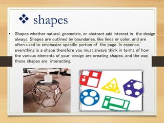 Elements of design | PPTX