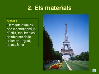 7. els materials i les seves aplicacions | PPT