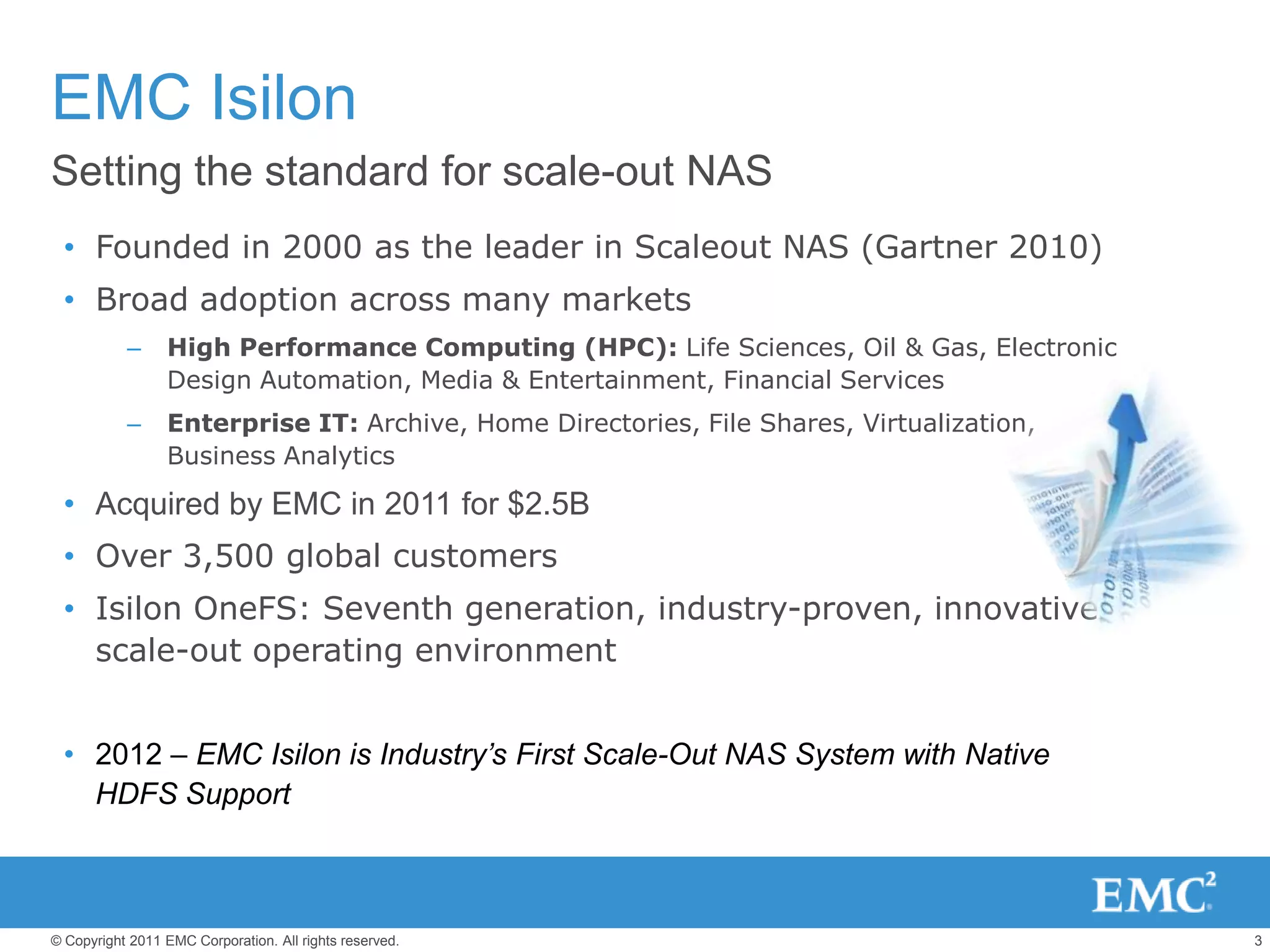 7. emc isilon hdfs enterprise storage for hadoop | PPTX