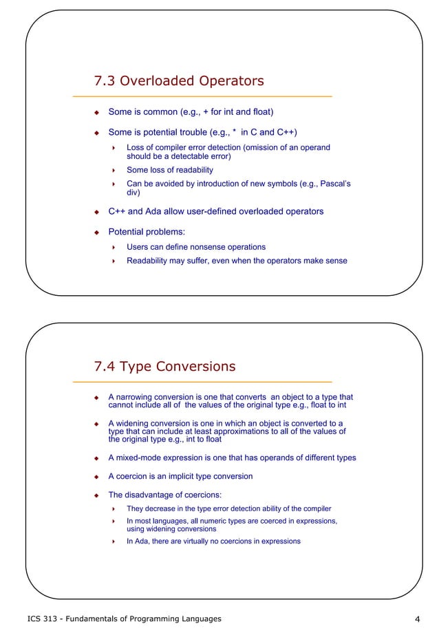 7 expressions and assignment statements | PDF