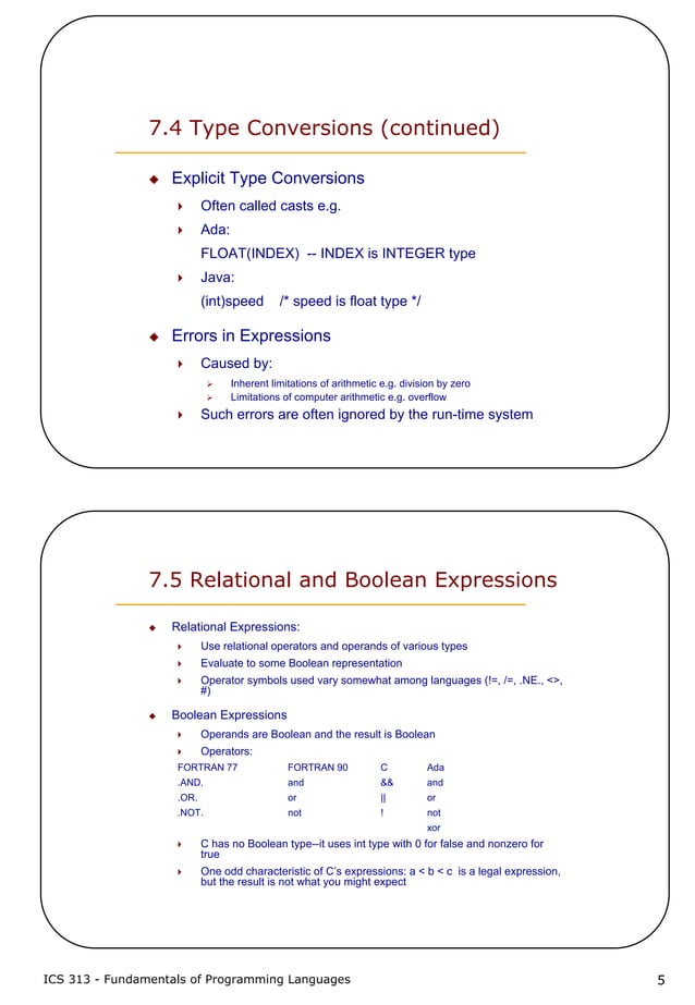 7 Expressions And Assignment Statements Pdf 