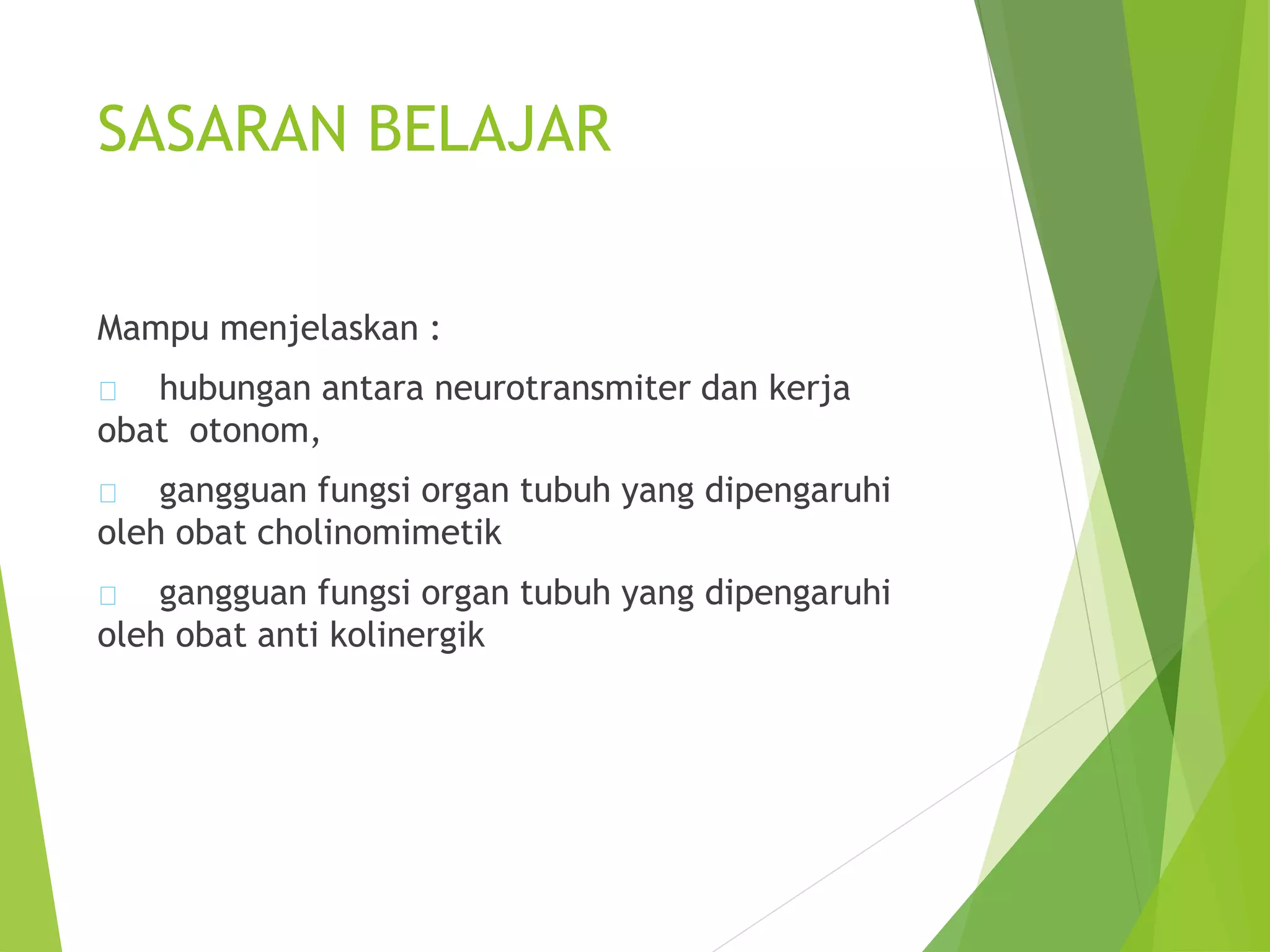 7 farmakologi sistem syaraf otonom | PPT