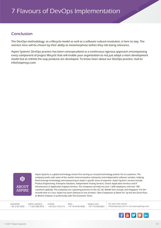 7 flavours of devops implementation | PDF | Cloud Computing | Internet